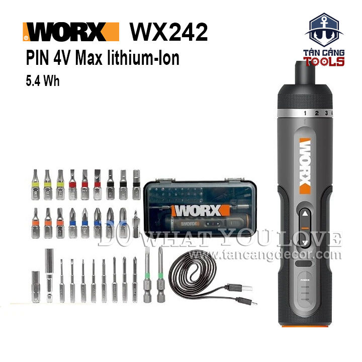 Máy Vặn Vít Điện Tử 30 Chi Tiết Worx WX242 | Lazada.vn