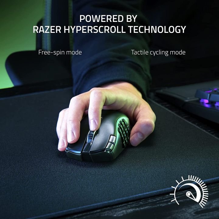 [msele] Razer Naga V2 HyperSpeed Wireless MMO Gaming Mouse: 19 ...