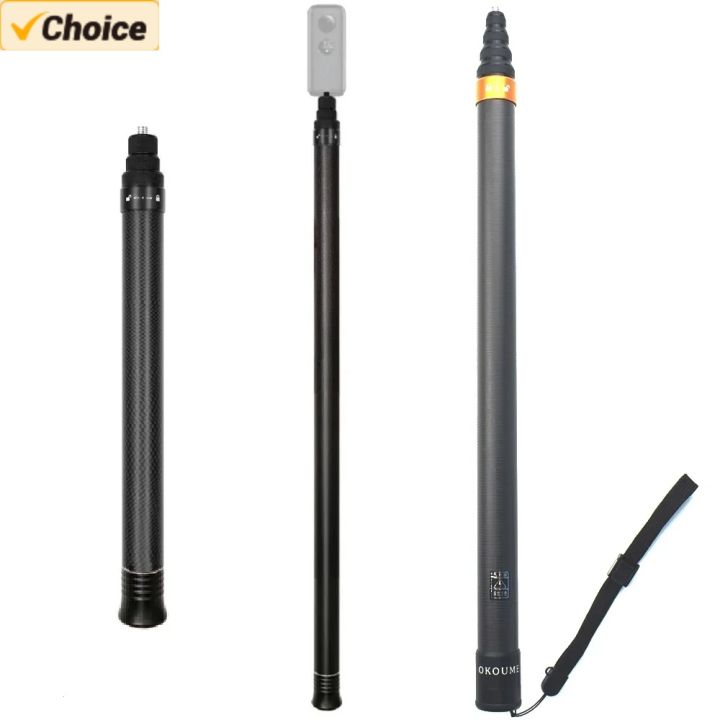 2.9M 3M Carbon Fiber Invisible Extended Edition Selfie Stick For ...