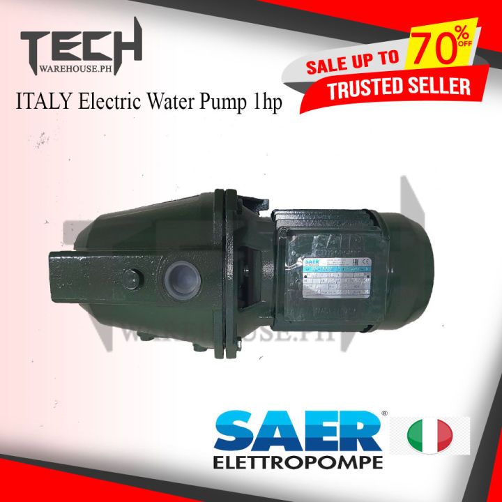 SAER ITALY Electric Water Pump 1hp | Lazada PH