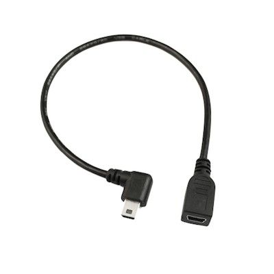 L Shape USB Mini b Male to Female Minib Cable | Lazada