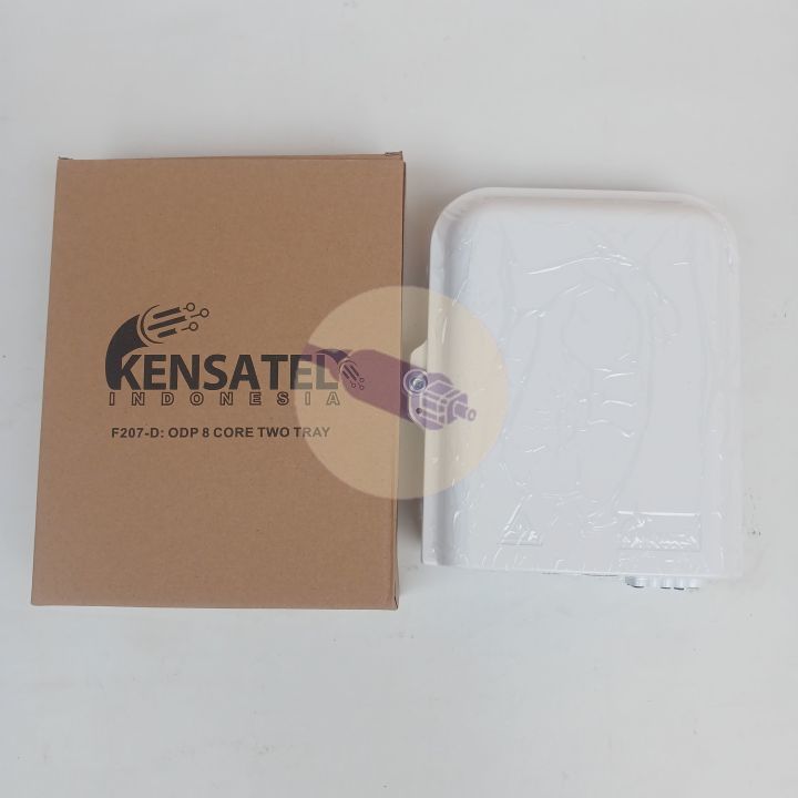 ODP 8 Core Double Tray Lengkap Merk Kensatel | Fiber Optic | Lazada ...