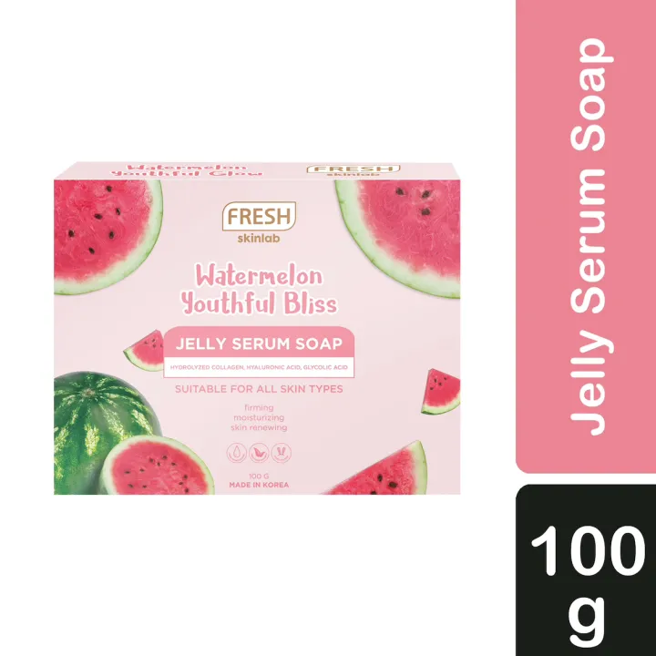 Fresh Skinlab Watermelon Youthful Bliss Jelly Serum Soap (100g) | Lazada PH