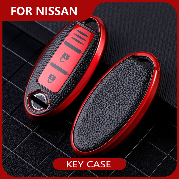 Car Key Case for Nissan Qashqai J10 J11 March Tiida NV200 Leaf Kicks ...