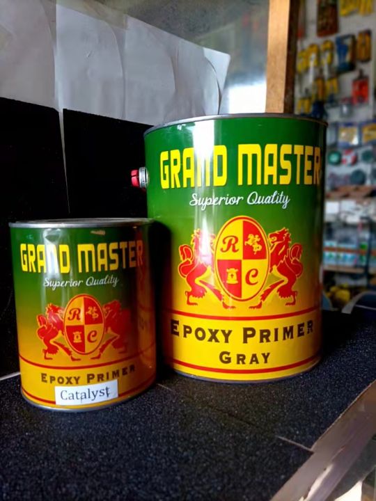 Grand Master(Epoxy primer gray and epoxy catalyst clear) | Lazada PH