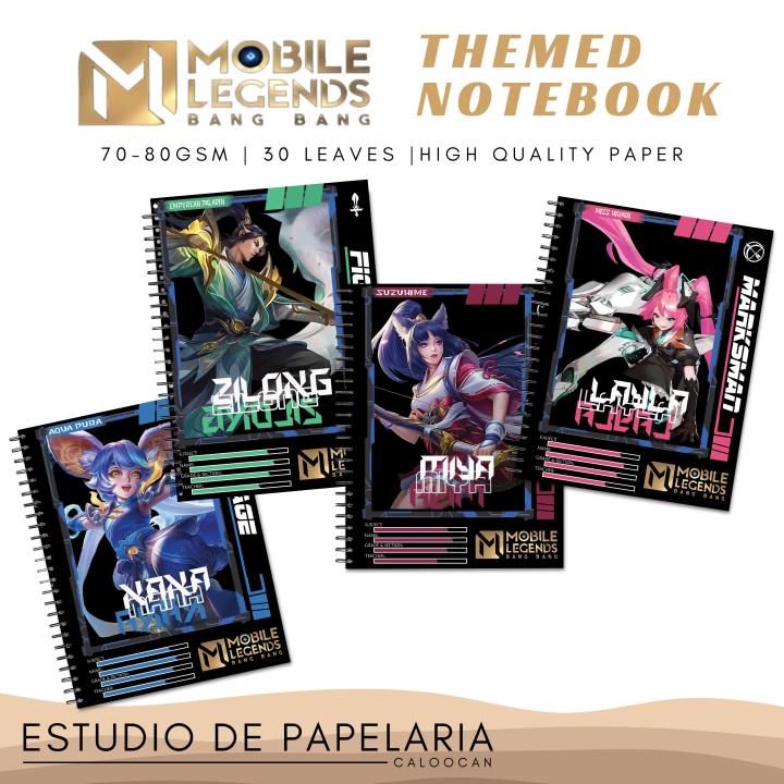 Estudio | MLBB Inspired Theme Notebooks Fighter Edition | Lazada PH