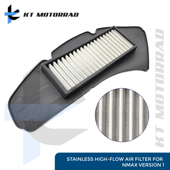 Kt Stainless Washable Air Filter For Yamaha Nmax V1 | Lazada PH