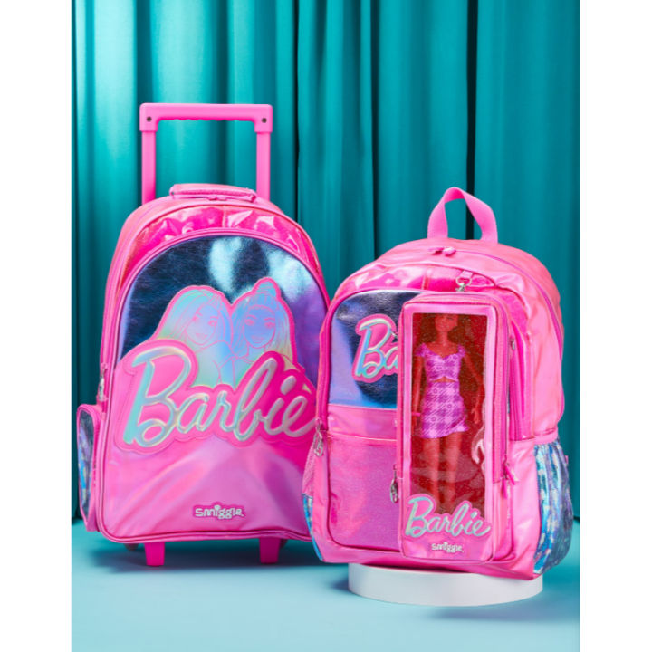 NFGM Smiggle Barbie Light Up Trolley Backpack MGHV | Lazada PH