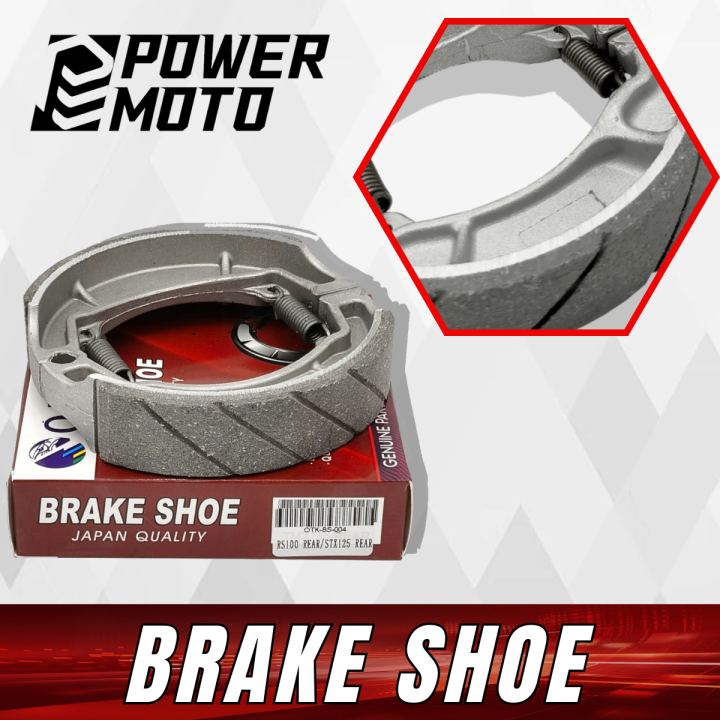 PWER MOTO BRAKE SHOE ORDINARY FOR AEROX/MIO SPORTY/MIO SOULTY/MIO I 125 ...