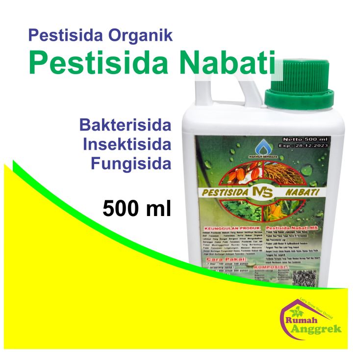 Pestisida Nabati MS 500 ml organik insektisida fungisida bakterisida ...