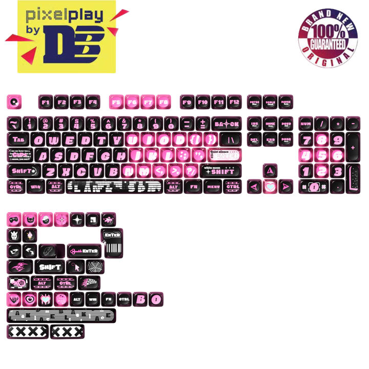 Akko Pink Phantom Keycap Set MOA Profile 139 Keys | Lazada PH