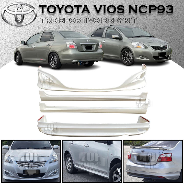 TOYOTA VIOS NCP93 2008-2012 TRD SPORTIVO STYLE FULLSET BODYKIT (TRD ...