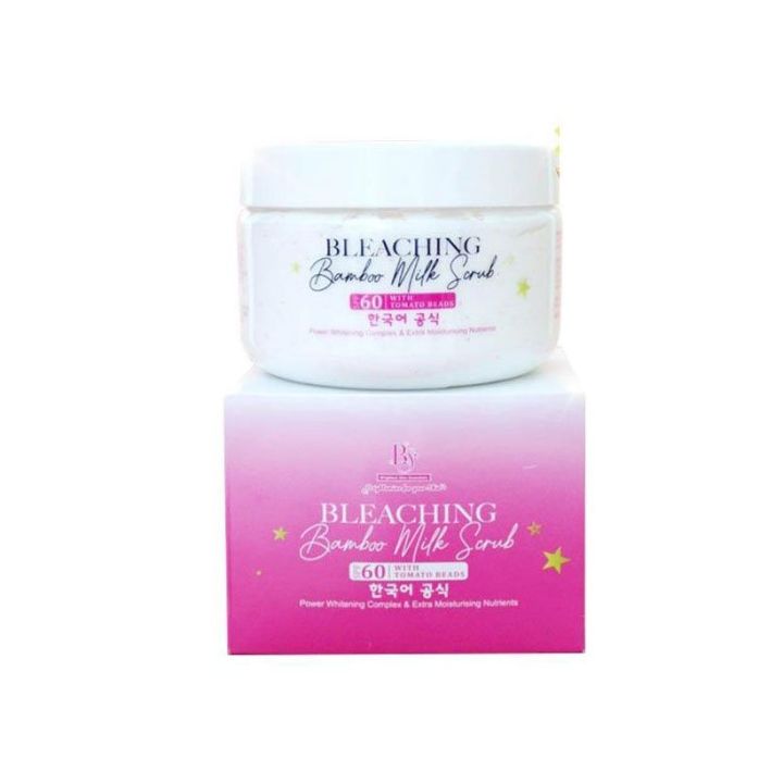 Brightest Skin Bleaching Bamboo Milk Scrub (BLEGIT) | Lazada PH