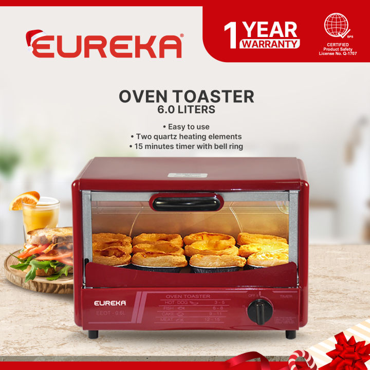 Eureka Electric Oven Toaster With Timer Function 6L & 8L | Lazada PH