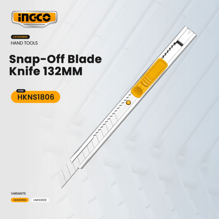 Ingco Industrial Multi-Function Knife with 10 Functions Ergonomic Handle HMFK8108 / HKNS1806 IHT ...