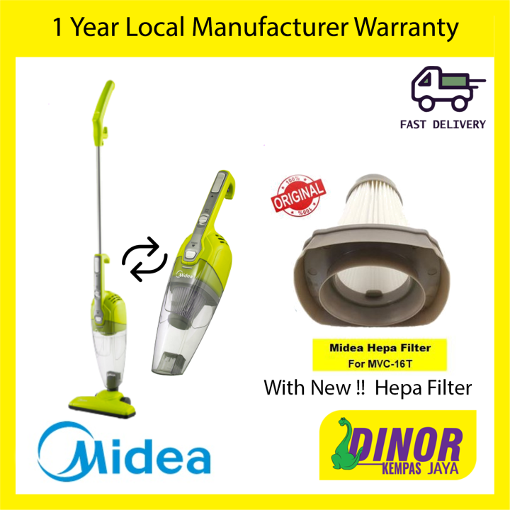Midea 2-In-1 Handheld Stick Vacuum Cleaner (New !! With Hepa Filter) MD ...