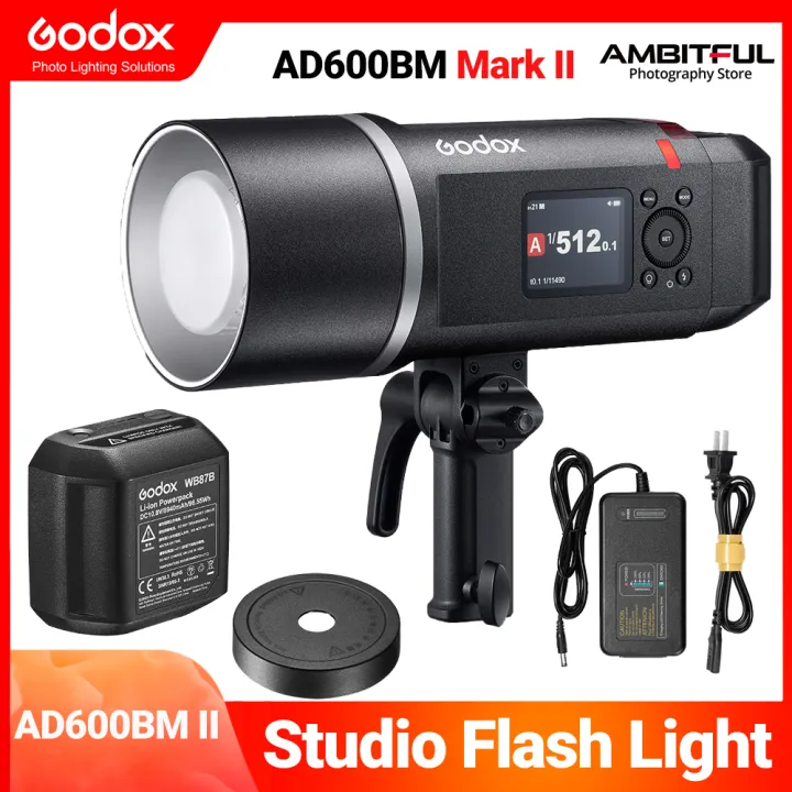 Godox 600Ws AD600BMII AD600BM Mark II High-Speed TTL Studio Strobe ...