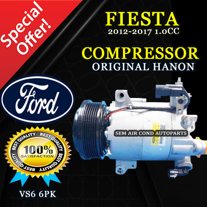 FORD FIESTA 2012 - 2017 YEAR 1.0CC VS6 6PK ORIGINAL HANON NEW ...