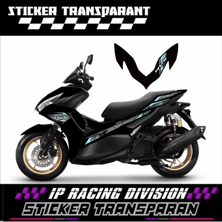 STRIPING STIKER AEROX NEW CONNECTED NVX BARCODE 155 V2 STICKER ...