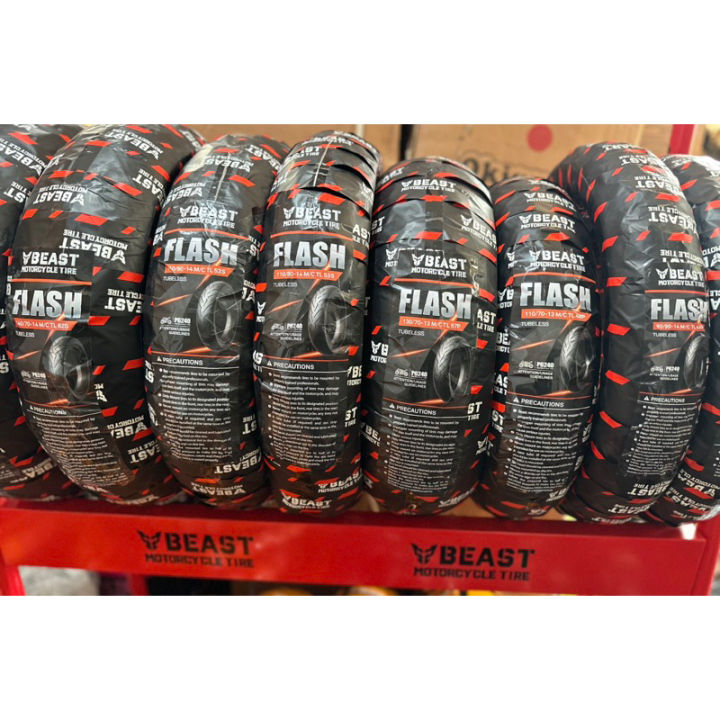 Beast Tire Tubeless Flash 6240 Free Sealant and Valve | Lazada PH