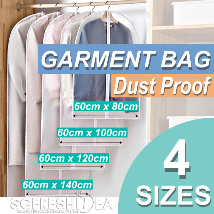 Plastic Garment Bag Cover For Clothes Suit Dress Coat Suit Gown Hanging ...
