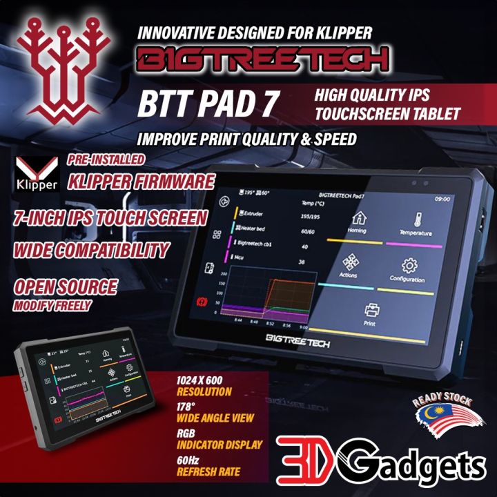 Bigtreetech Btt Pad 7 Inch Touch Screen With Pre Installed Cb1 Board