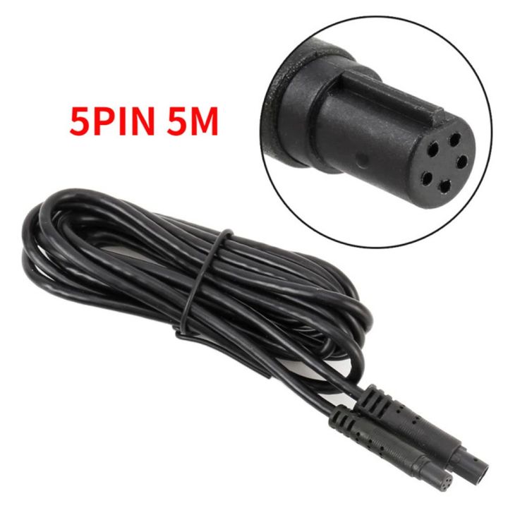 Mini 5Pin Male To Female 5M Extension Cable Car Dash Cam Reverse Camera ...