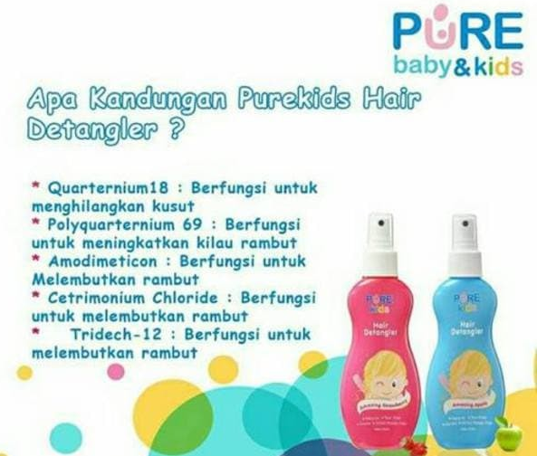 Purekids Hair Detagler Minyak Rambut Anak untuk mengatasi Kusut dan ...