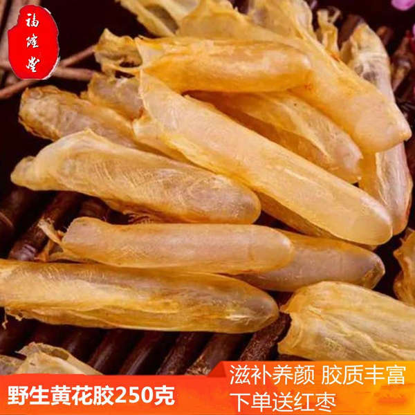 Wild genuine goods yellow gum fish glue 250g about 50 deep sea natural ...