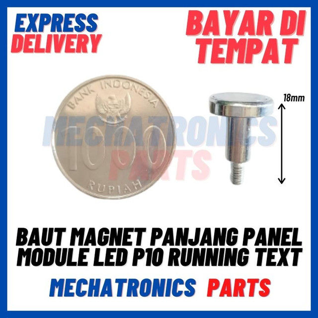 ELC[SKP-9011] BAUT MAGNET PANJANG PANEL MODULE LED P10 RUNNING TEXT ...