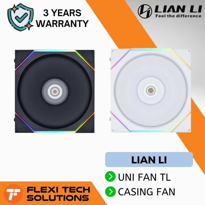 Flexi Tech LIAN LI UNIFAN TL 120 Single Pack / 3 in 1 Pack PC Casing ...