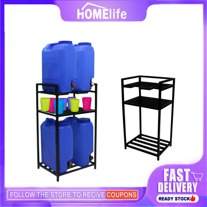 Homelife Water Container Rack Stainless Steel Water Gallon Rack Water ...