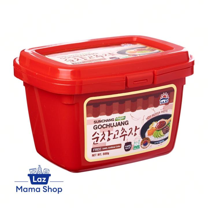 Sajo Halal Hot Pepper Paste (Gochujang) - Korean (Laz Mama Shop ...