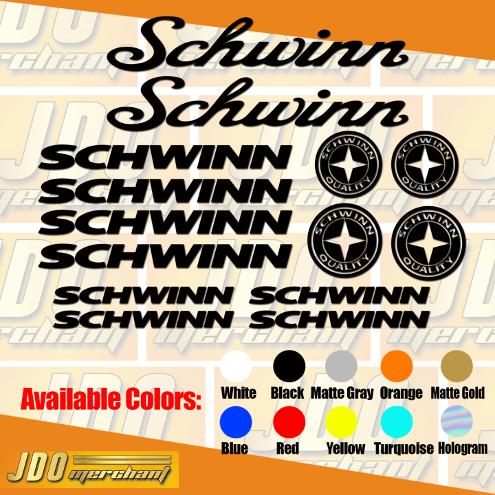 Schwinn Bike Sticker Vinyl Decals | Lazada PH