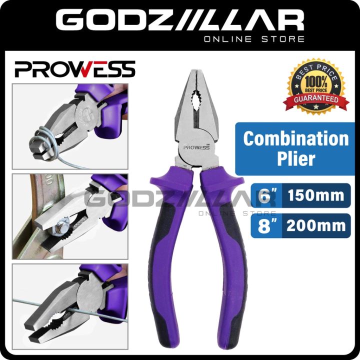 Prowess Heavy Duty Combination Plier | Cutter Player | Playar Gabungan ...
