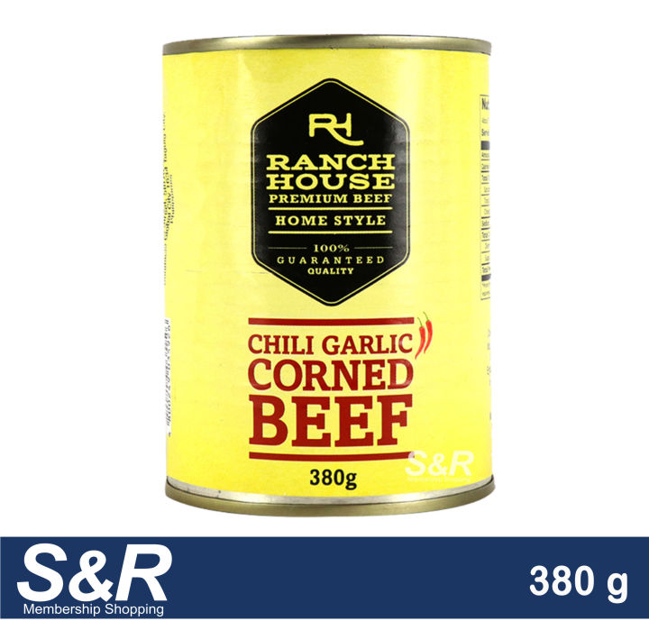 Ranch House Premium Beef Home Style Chili Garlic Corned Beef 380g ...