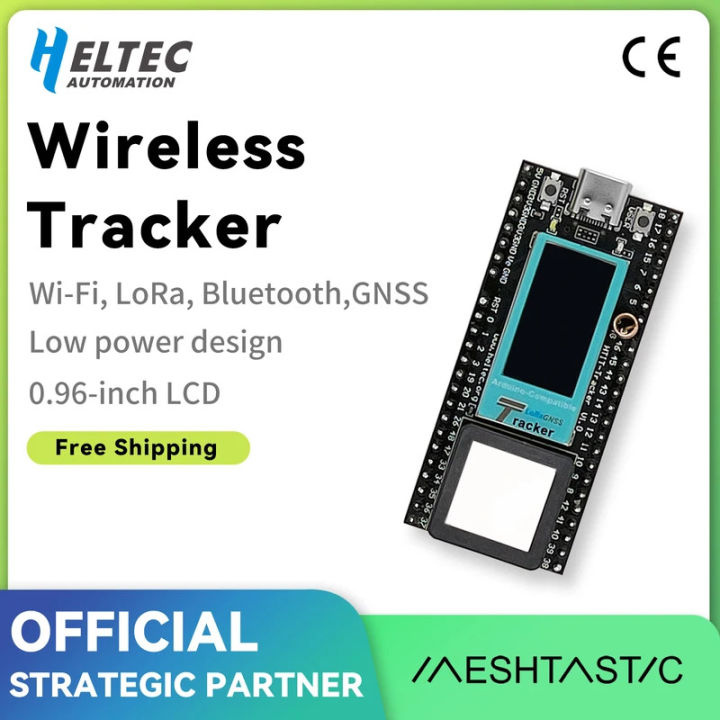 Heltec ESP32 LoRa Meshtastic Asset Tracker SX1262 Wi-Fi Bluetooth GPS Tracker for Vehicle Bike ...