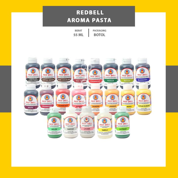 RED BELL PERISA PASTA MAKANAN 55ML - REDBELL AROMA PASTA PEWARNA ...