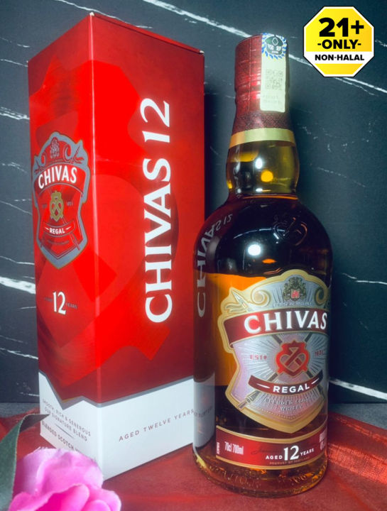 Chivas Regal Aged 12Years (New Look) 70cl 40%alc. | Lazada