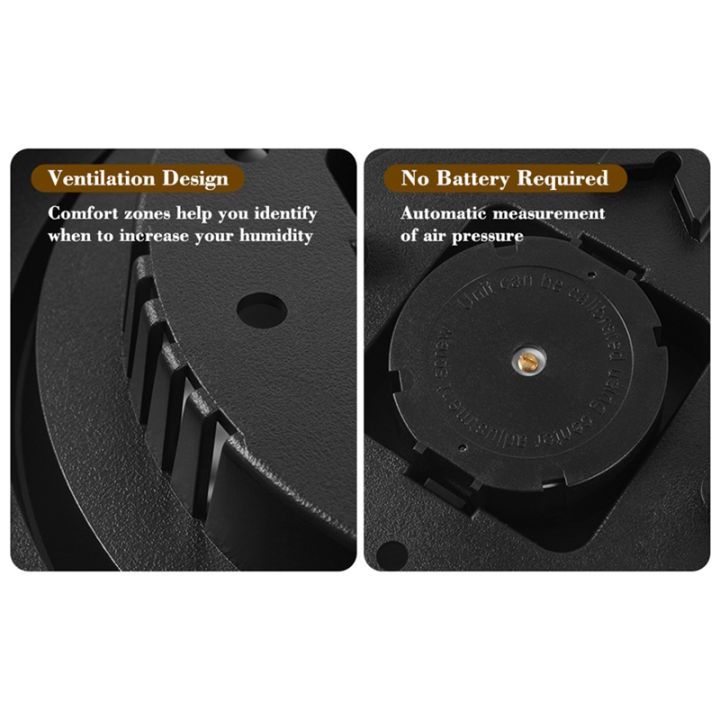 Barometer Thermometer Hygrometer Atmospheric Pressure Temperature Gauge ...