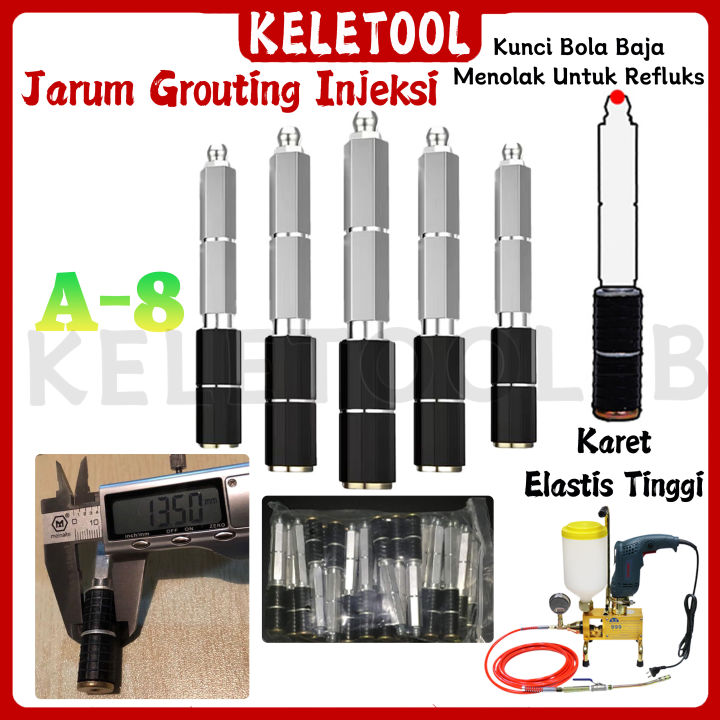 Packer Injeksi Beton Polyurethane Grounting Needles PU Injeksi Beton ...