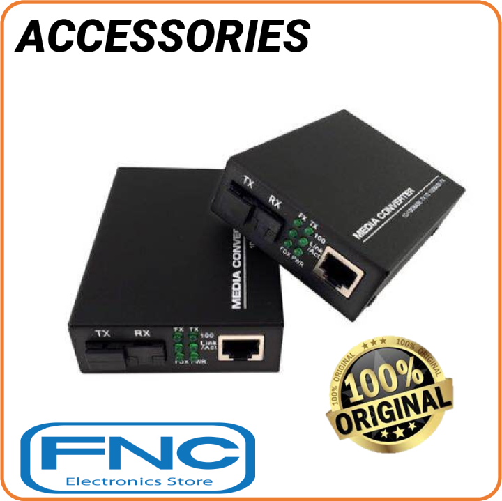 Network SW-MC1000/S 1CH Port Media Converter 10/100/1000Mbps Single ...