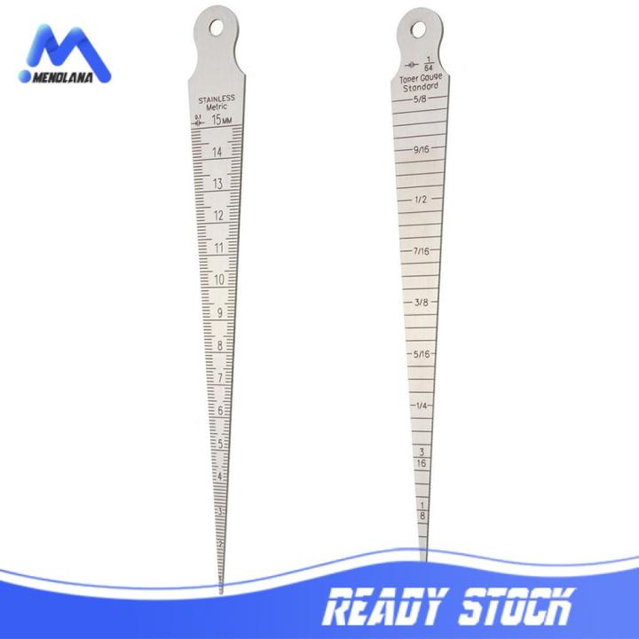 menolana Wedge Gauge Hole-Diameter Ruler Taper Gap Measurement | Lazada PH