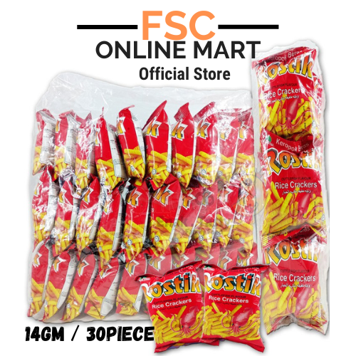 [FSC] Oriental Rostik Rice Cracker Cuttlefish Flavor 14gm x 30piece ...