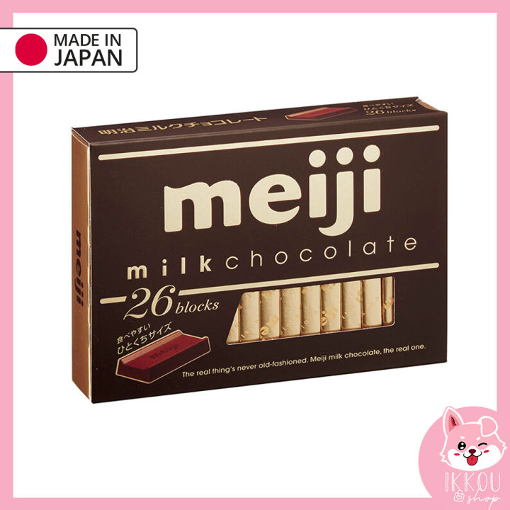 Meiji Milk Chocolate 26 Blocks | Lazada PH