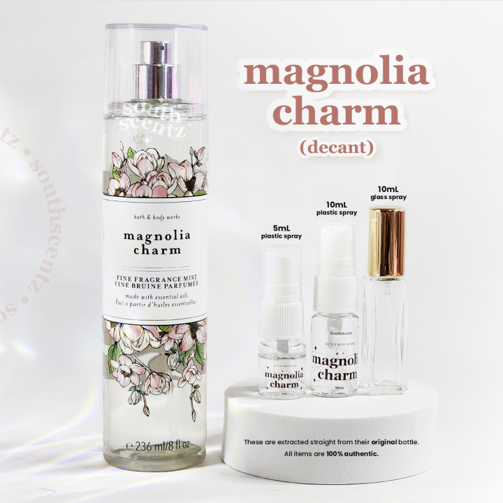 Magnolia Charm Bath and Body Works Body Mist BBW Decant 5mL 10mL ...
