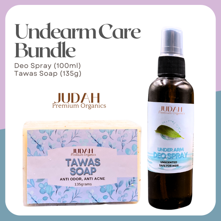 Deo Spray and Tawas Soap Pack for Underarm and Body Odor | Anti-Odor ...