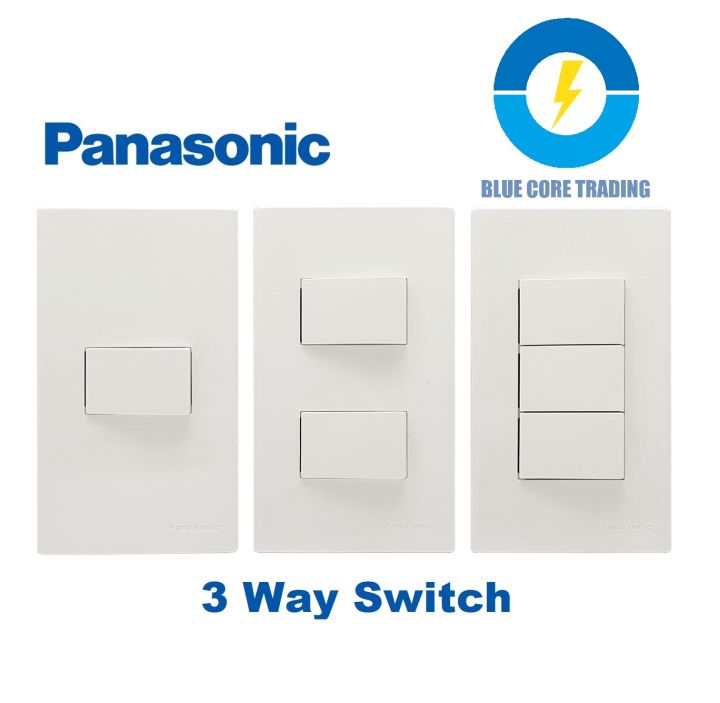 Panasonic Wide Series Wiring Devices 3 way switch Single Pole | Lazada PH