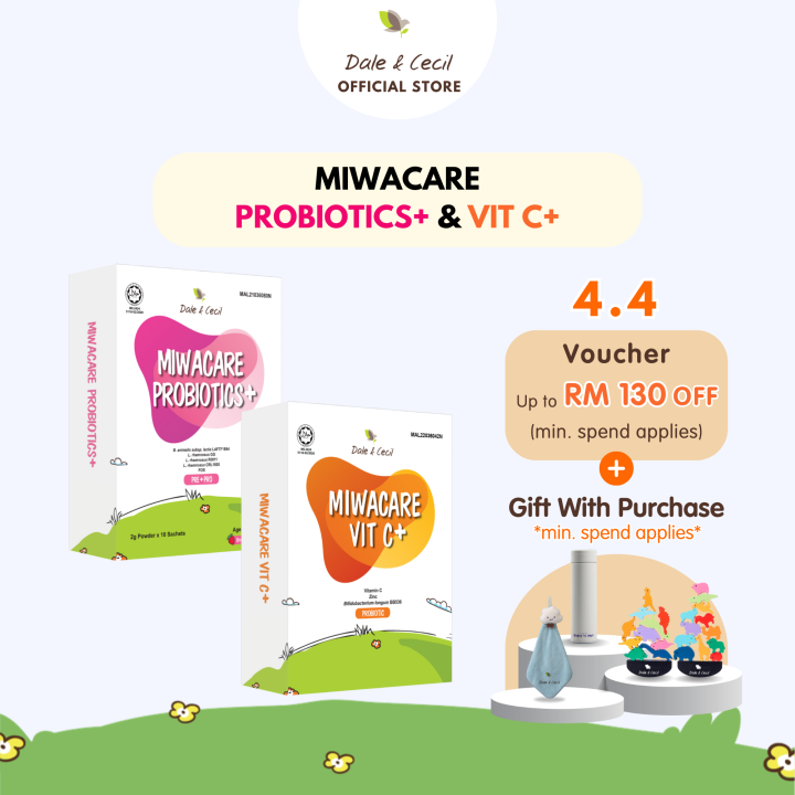 [4.4] [Child Immunity Booster Pack] MIWACARE PROBIOTICS+ & VIT C+ Kids ...