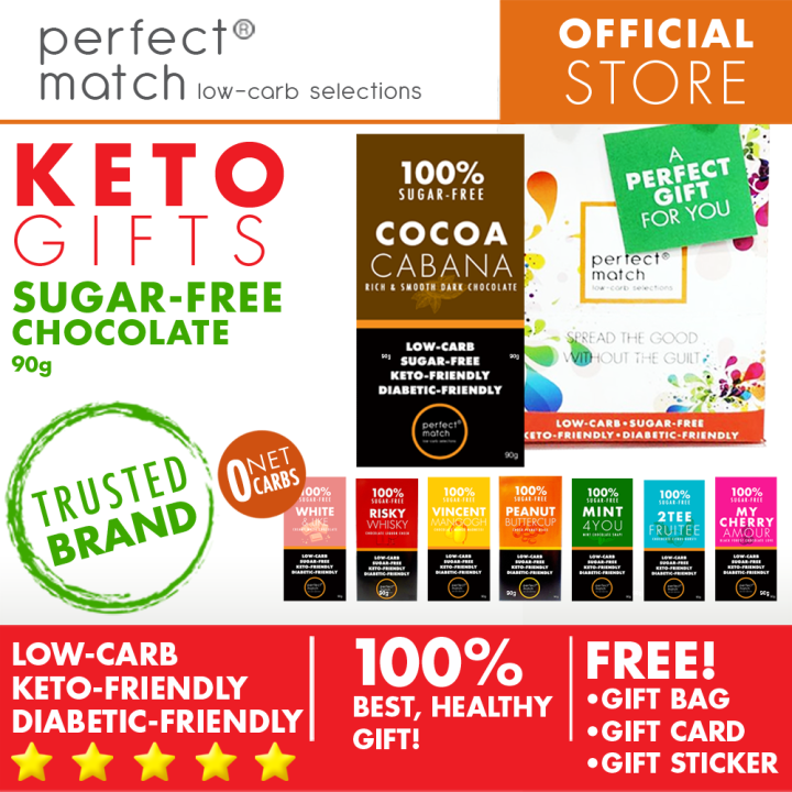 PerfectMatch Low-carb® l Healthy Gift Set l Keto Sugar-Free Chocolate ...